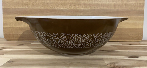 Woodland Brown by Pyrex - #444 - 13" Cinderella Mixing Bowl | eBay