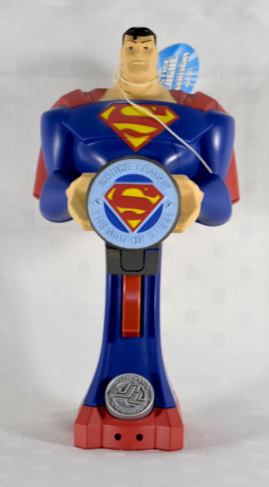 8" Superman Justice League Flashlight with Sound by Toy Quest circa ...