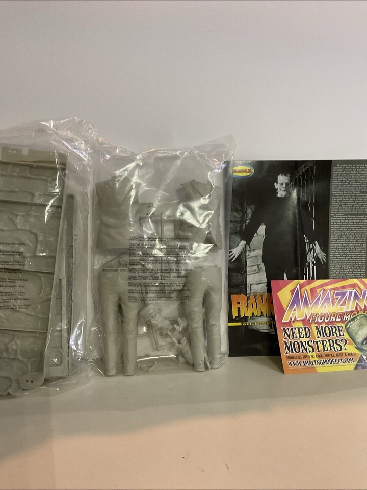 MOEBIUS FRANKENSTEIN MODEL KIT 1/8 SCALE OPEN BOX SEALED CONTENTS NOT ...