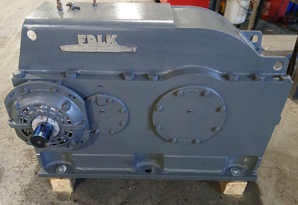 FALK PARALLEL SHAFT ENCLOSED GEAR DRIVE SPEED REDUCER 9.651 RATIO ...