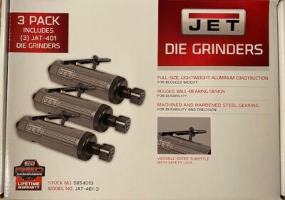 JET TOOLS 5054013 3PC - JAT-401 0.5HP Straight Die Grinders | eBay