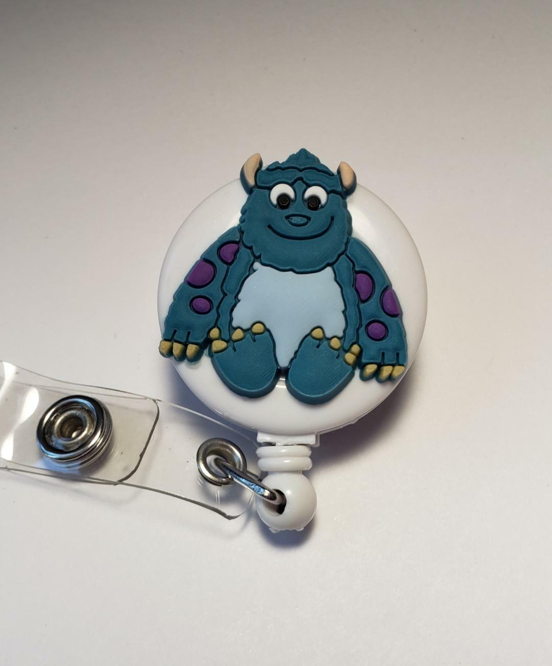 MONSTERS INC. Disney Badge Reel, Nurse Badge reel, Teacher, Gift, SULLY ...