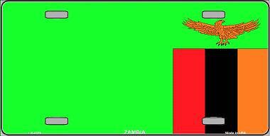 Zambia Flag Metal Novelty License Plate Tag LP4179 | eBay