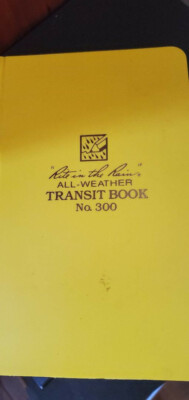 Rite in the Rain All-Weather Transit Field Book No: 300 | eBay