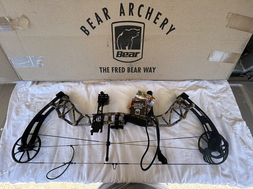 2022 bear Adapt compound bow rh Veil Camo. Never Been Shot Ready To Hunt! | eBay
