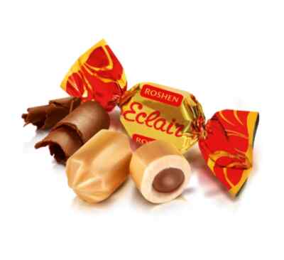Ukrainian Sweets Milk Caramel "Eclair" Chocolate Filling Candy Roshen ...