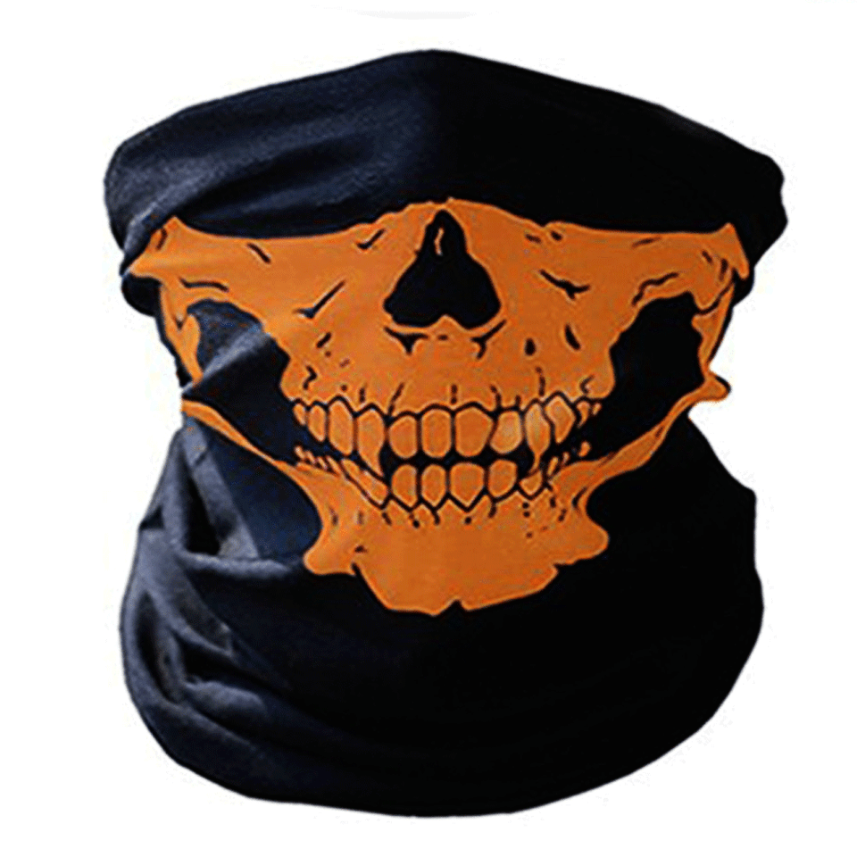 Face Mask Neck Gaiter Bandana Head Wrap Mouth Cover Skull Shield Winter ...