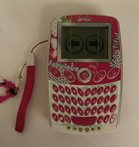 Hasbro Barbie Fabulous & Beautiful Pink Electronic Learning Handheld ...