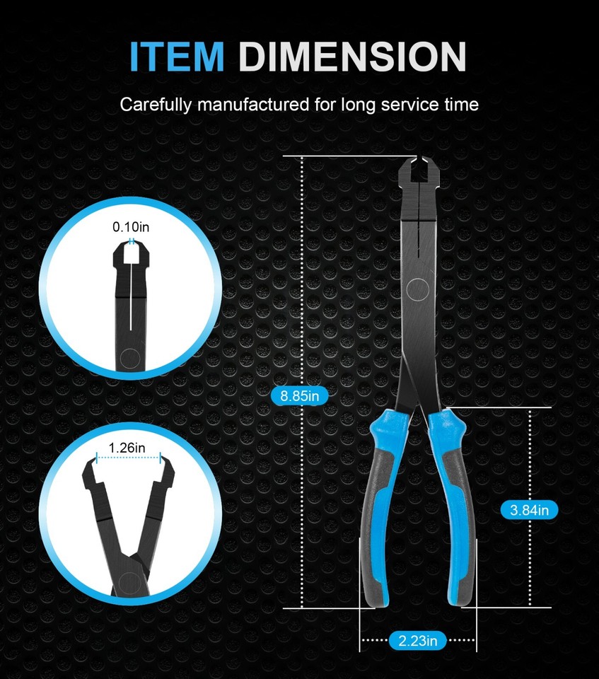 U-Joint Snap Ring & Plastic Push Pin Pliers 70300 for use with Class 1 ...