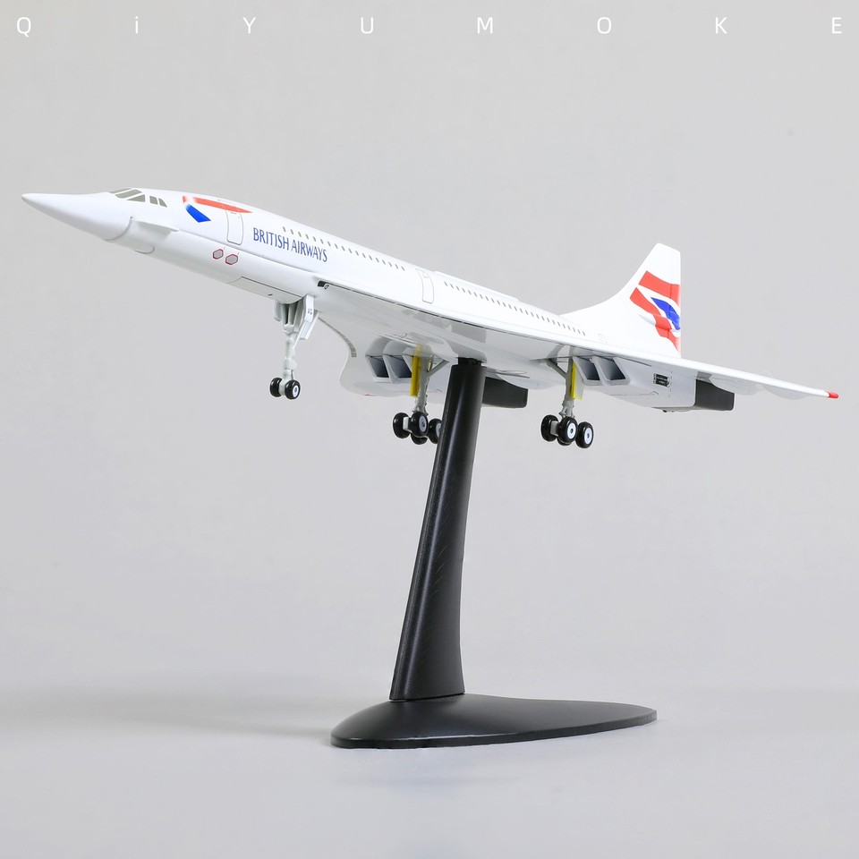 1:200 Scale Die-cast Metal Concorde Airplane - British Airways Edition ...