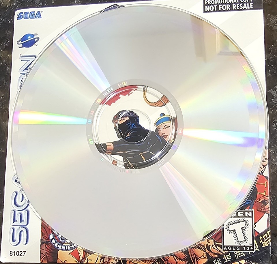 Virtua Fighter Remix & 2 Sega Saturn 1995 Promotional Copy Not For ...