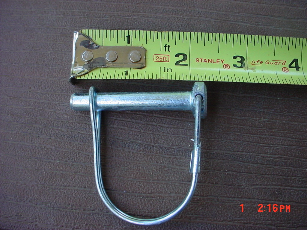 Lot of 25 ROUND SAFETY PINS 5/16" CAMPER AWNING TRAILER HITCH PIN 2 1/4 ...