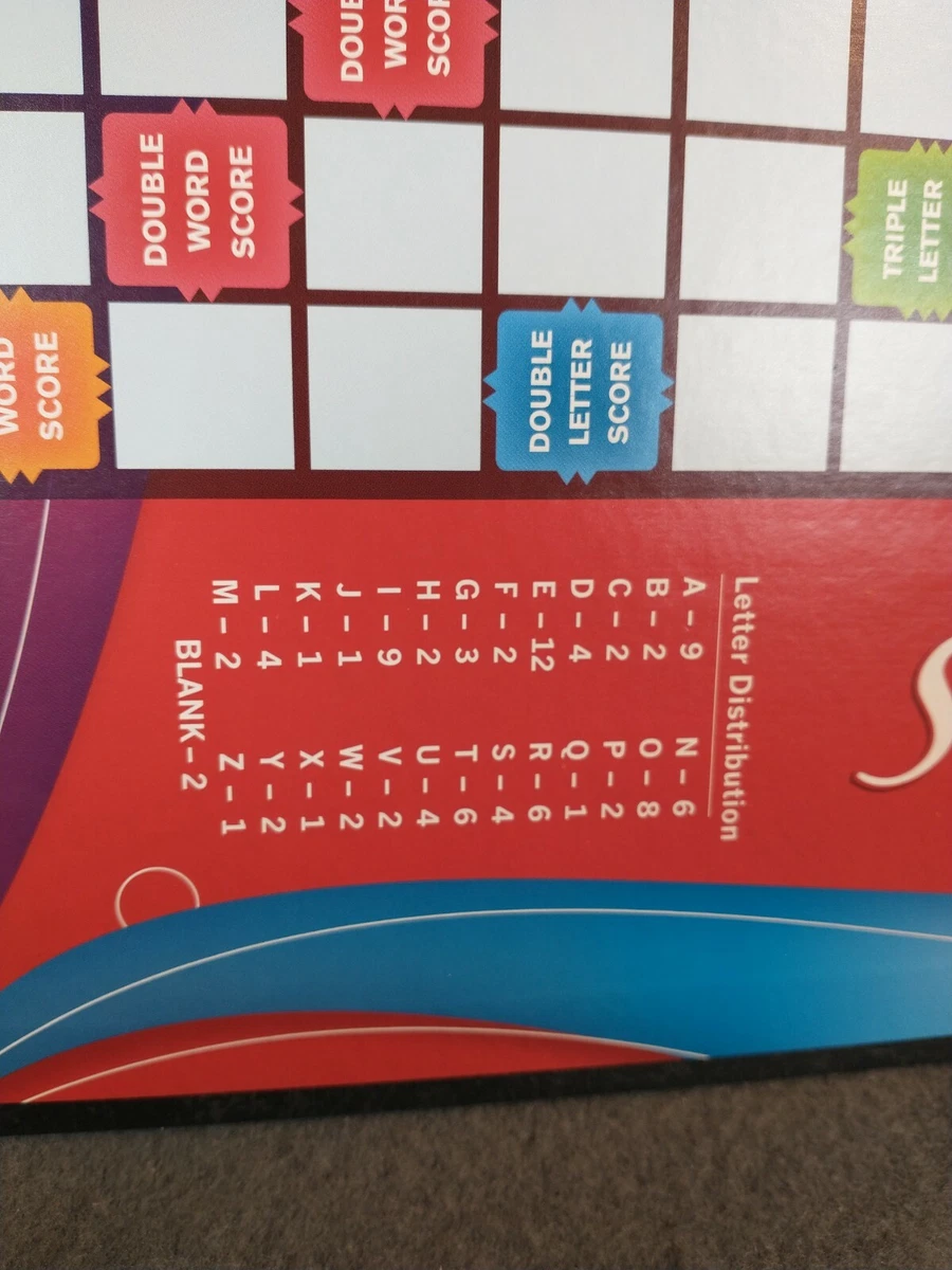 Scrabble Board For 5 X 6 Peices