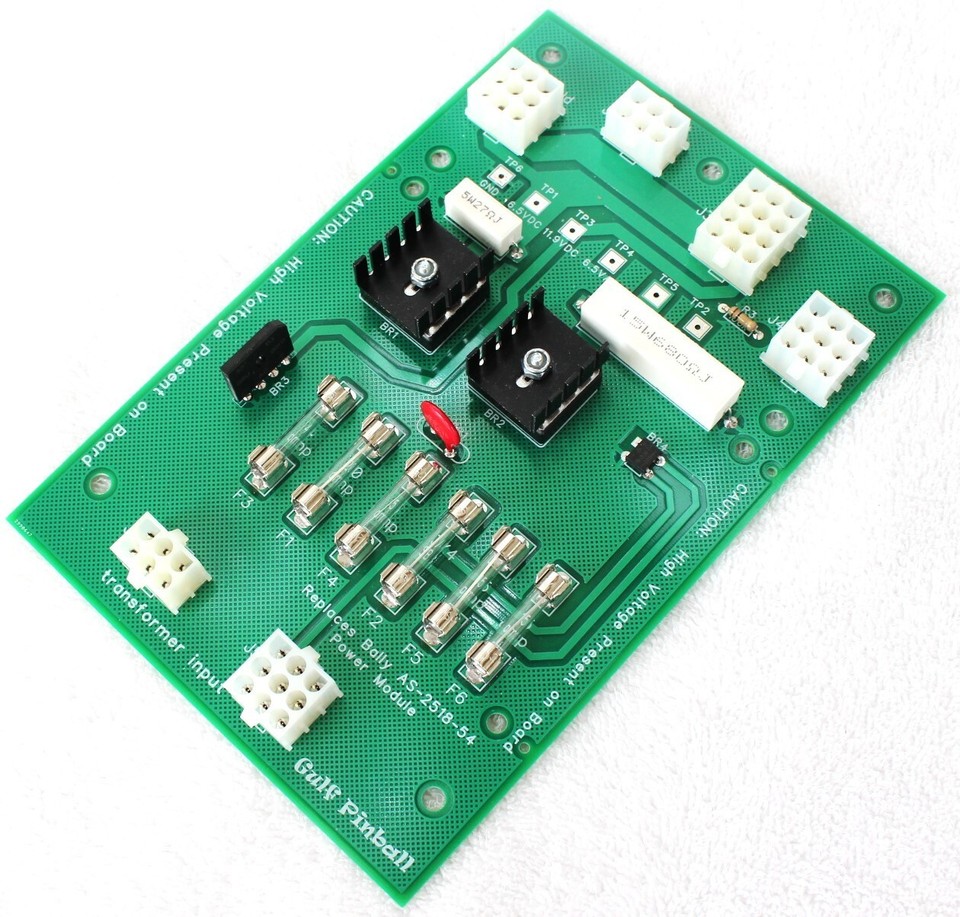 New Power Supply Rectifier Board - Bally Part AS-2518-54 | eBay