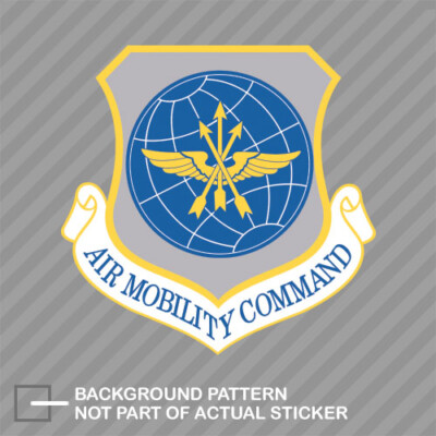 AMC Air Mobility Command Shield Sticker Decal Vinyl majcom | eBay