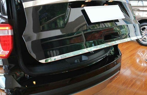 For Ford Explorer 2016-2019 Chrome Steel Rear Tailgate Door Trunk Strip ...
