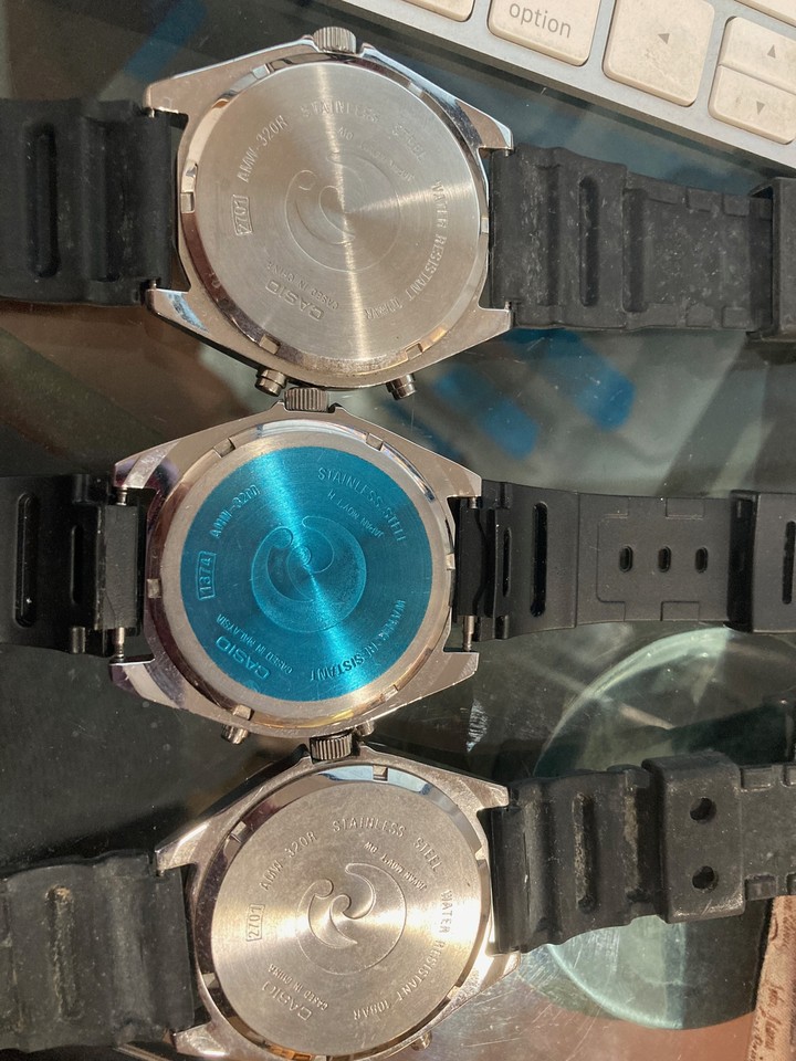 Casio Men's AMW320D-9EV Ana-Digi Alarm Chronograph Dive Watch ...