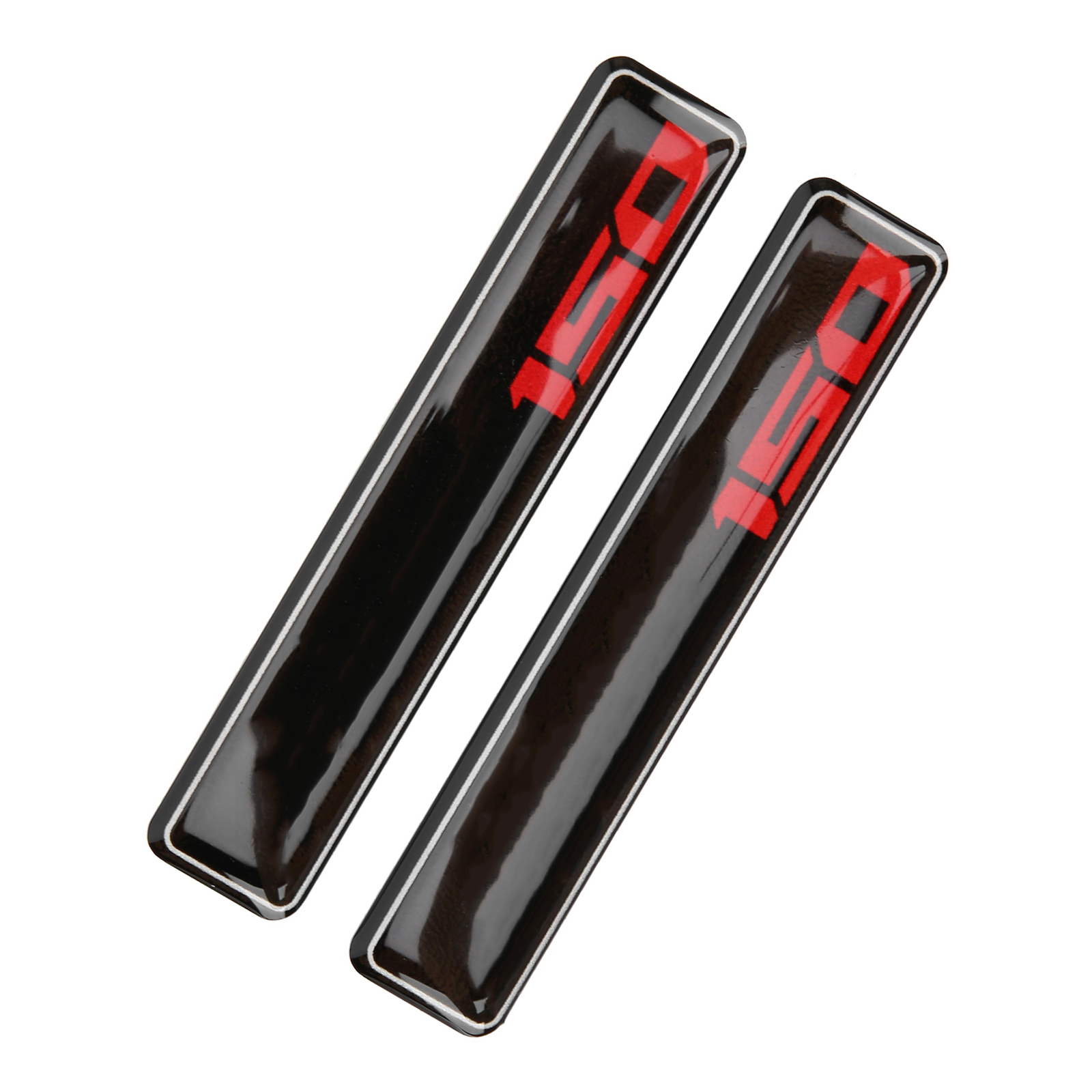 *2pcs Motorcycle Badges Decals 3‑Dimensional Reflective Resin Epoxy For ...