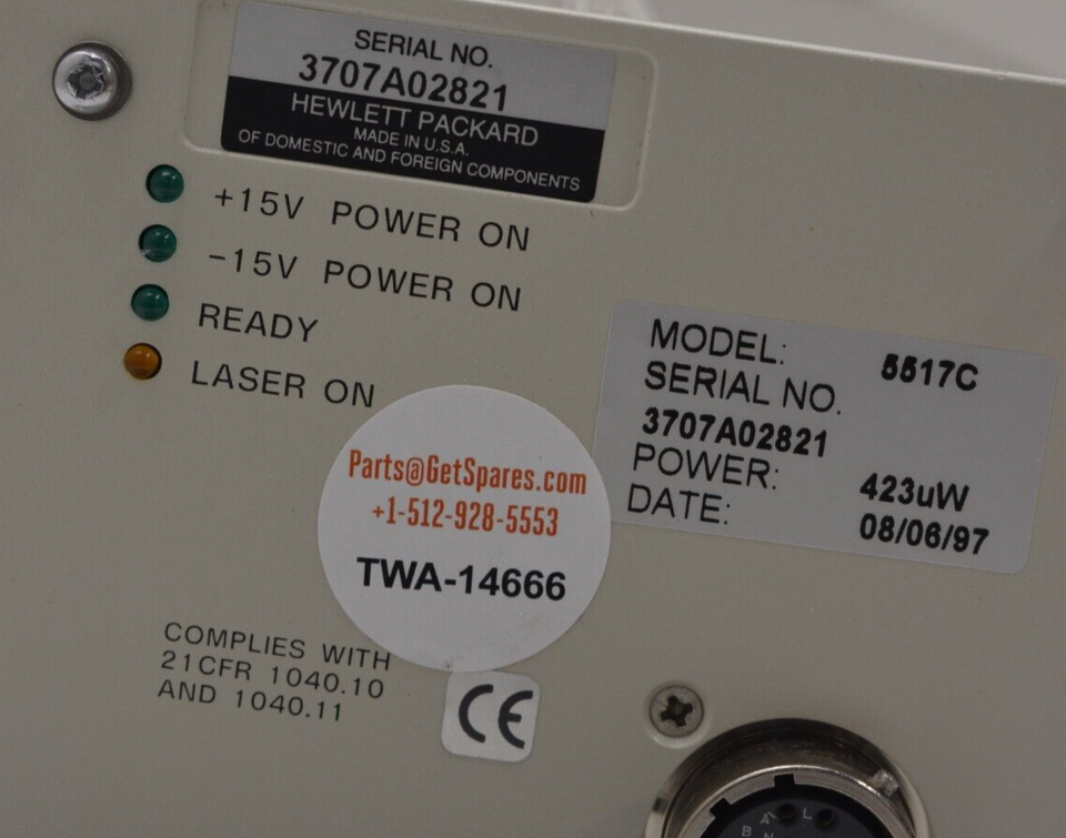 4B012-778 / HP LASER HEAD, STAGE INTERFEROMETER, 5517C / NIKON | eBay