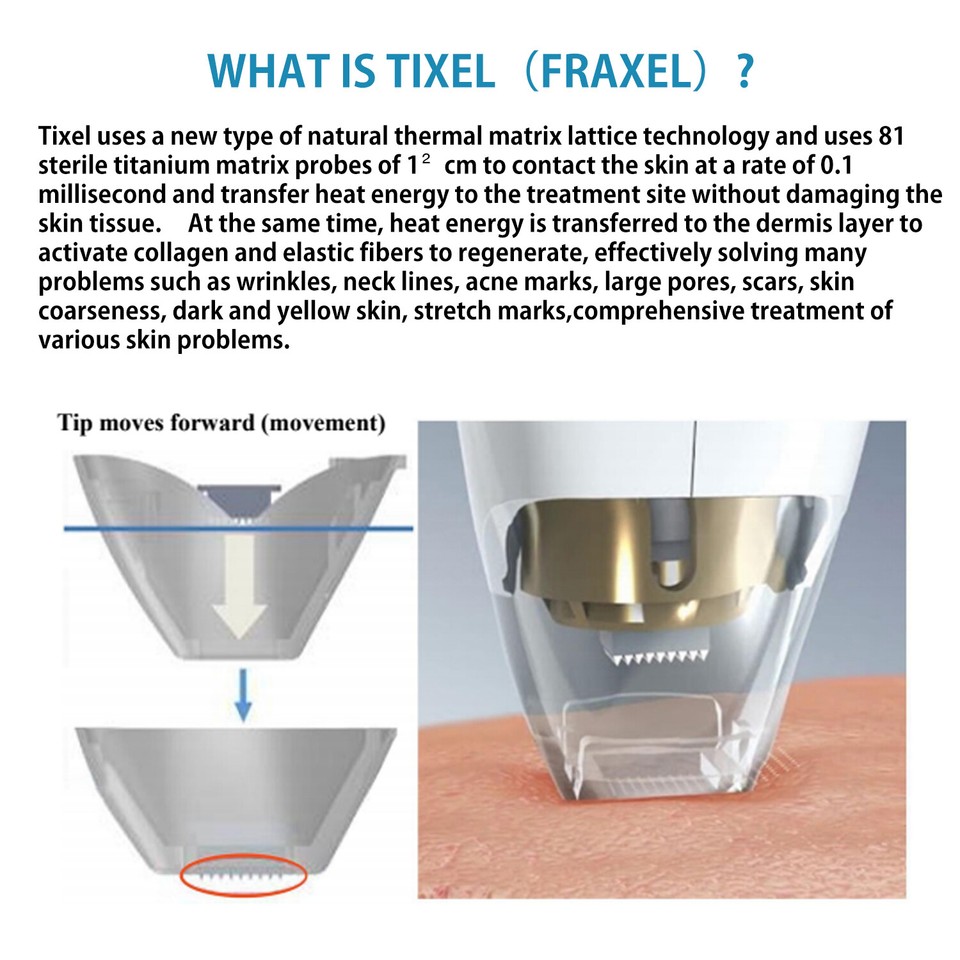 Thermal 400 Fractional Tixel Wrinkle Skin Rejuvenation Machine Anti ...