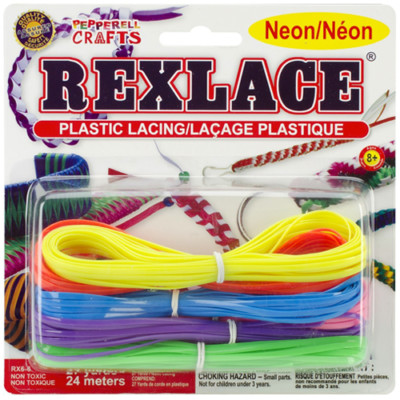 Rexlace Plastic Lace Variety Pack - 27 Yards / 24 Meters for Beading ...