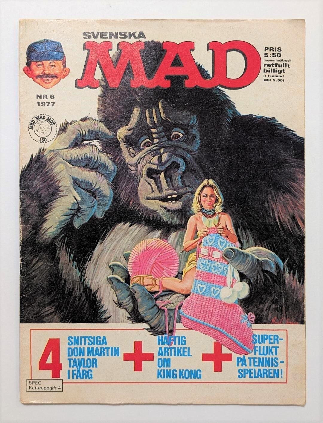 Mad Magazine 1977 Sweden King Kong Edition #6 | eBay