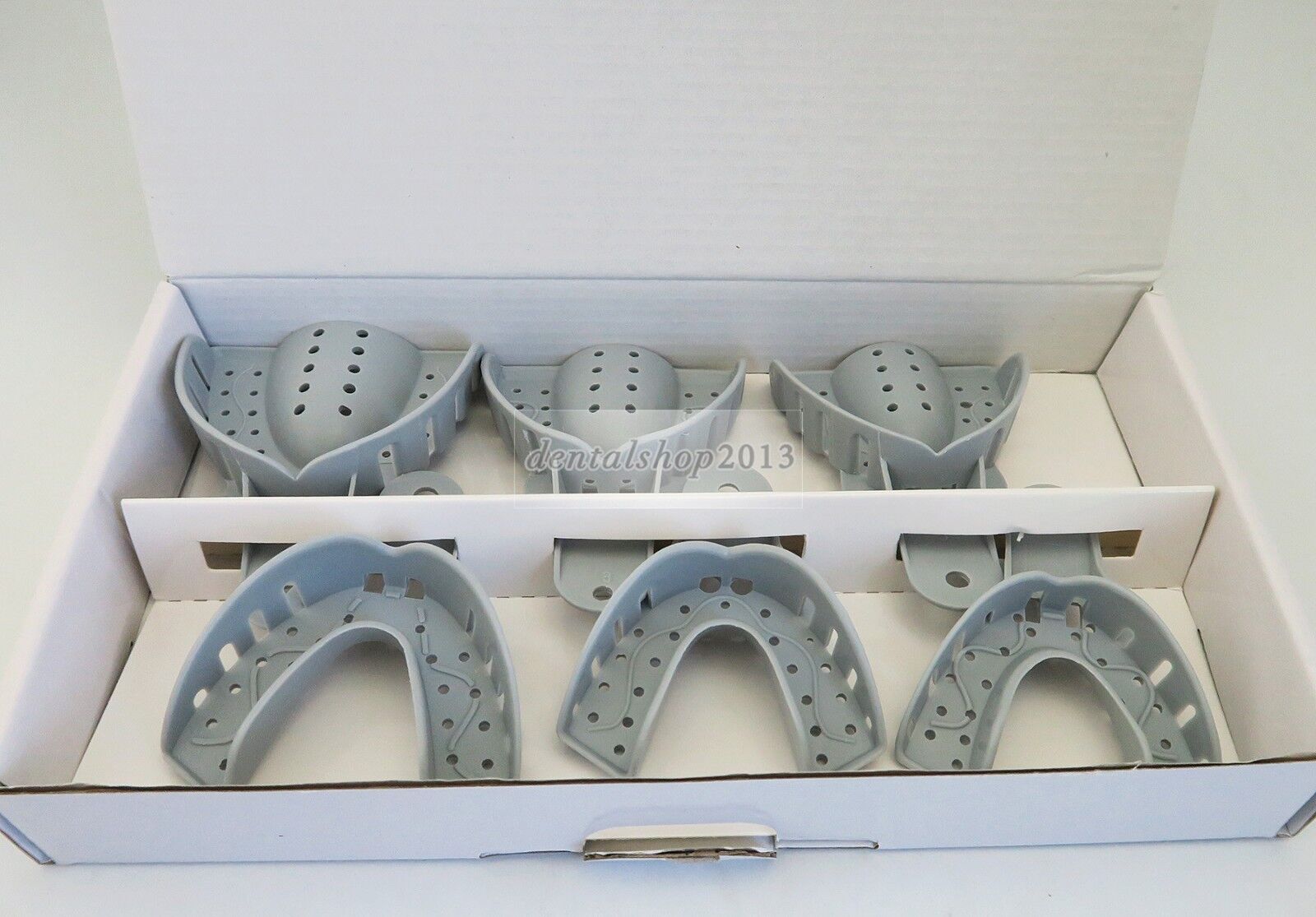 6pcs Transform Heat Moldable Impression Trays Dental Custom Trays ...