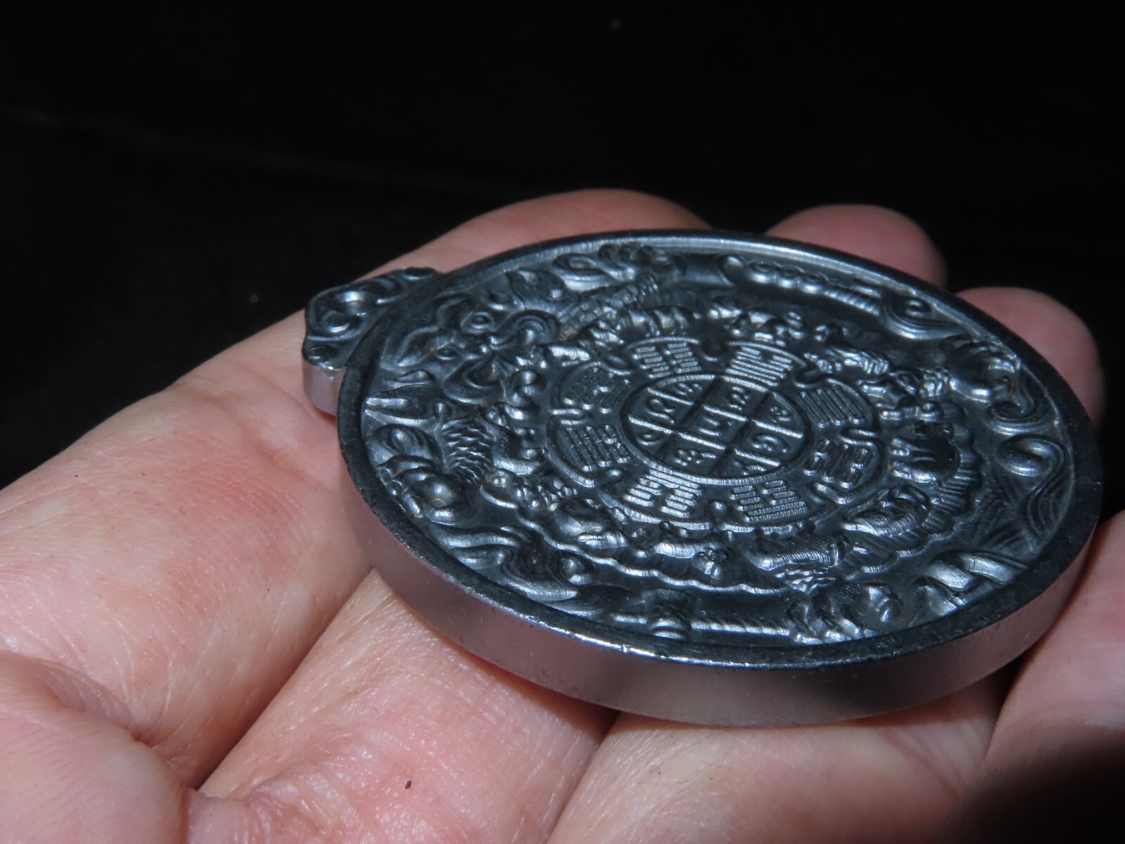 Nepal Tibet Buddhist Solid Iron Chinese 12 Zodiac Animals Talisman ...