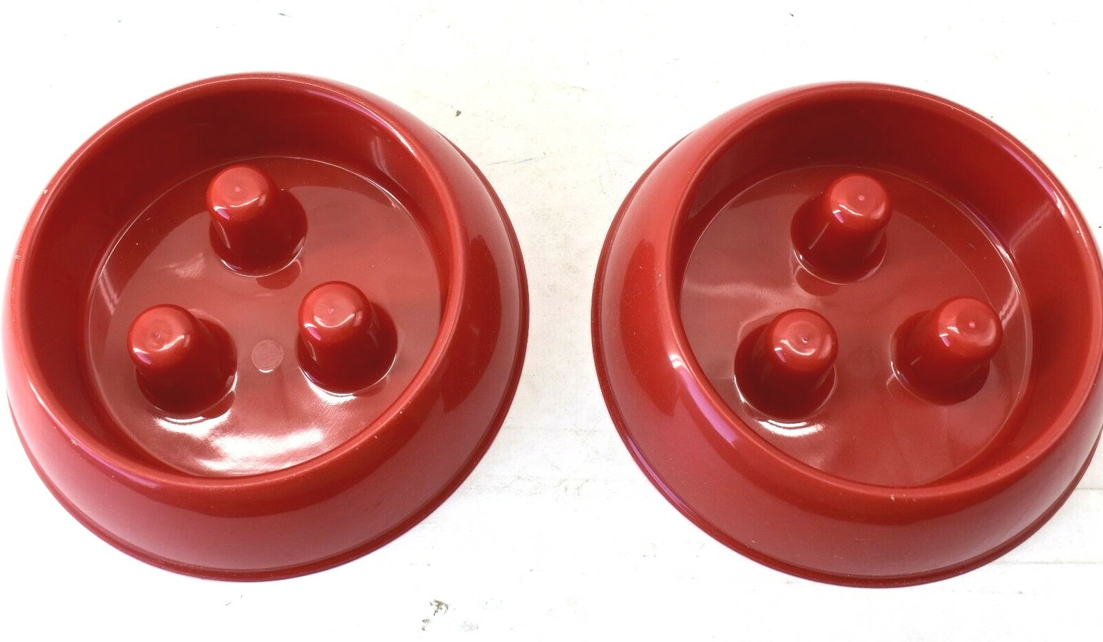 Lot Of 2 ProSelect ZX708214 Plastic Slow Feeder Pet Dog Food Bowl 12Oz ...