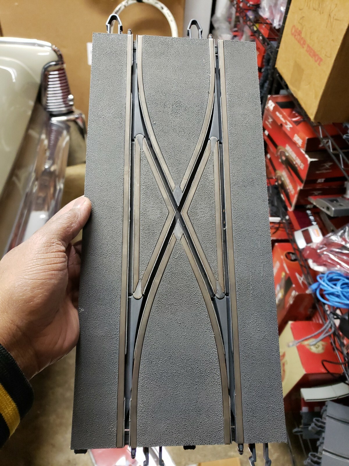 SCX digital 360mm Changeover Crossover change Straight Track HAS RUST ...