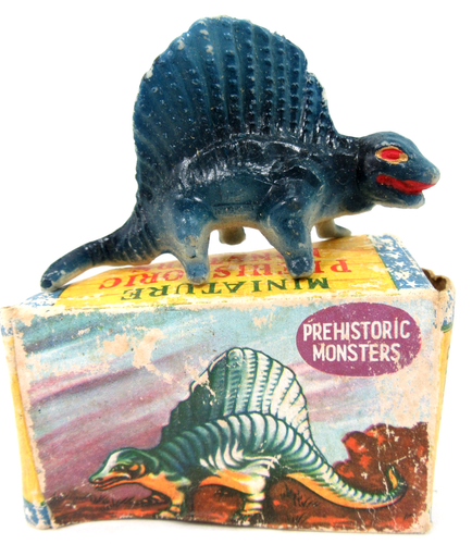 Miniature Prehistoric Monsters Dinosaur Toy in Box Vintage Made in Hong ...
