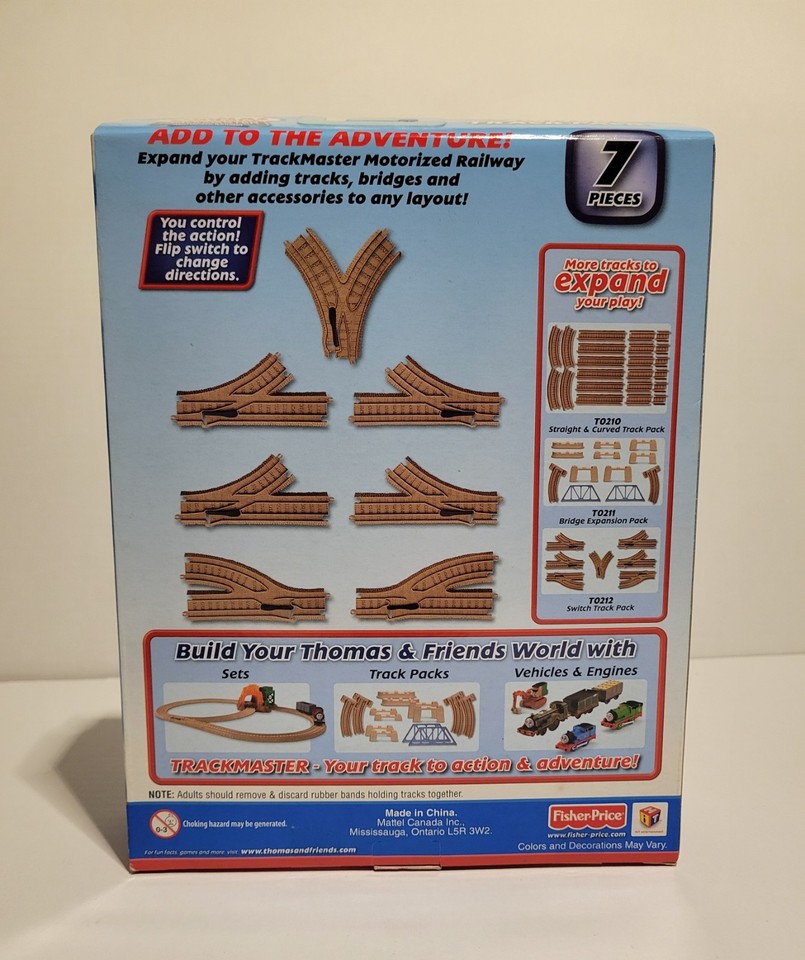 Thomas & Friends TrackMaster Motorized Railway Switch Track Pack by ...