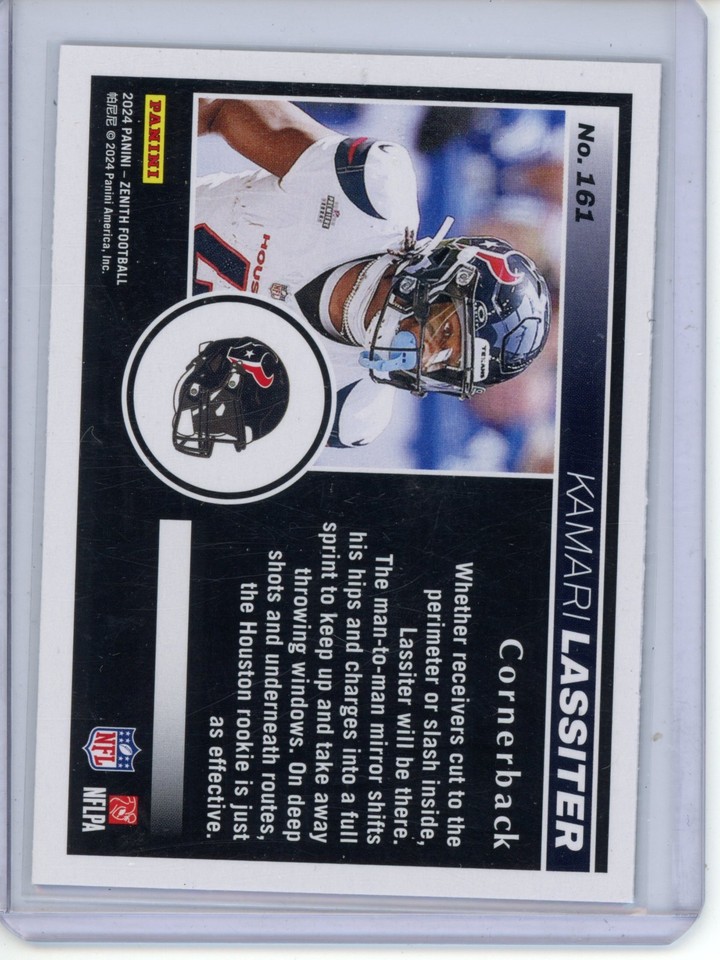 2024 Panini Zenith - #161 Kamari Lassiter (RC) Houston Texans | eBay