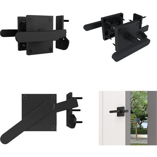 Mounting Screws Included Aluminum Barn Door Latch Quick Installation ...