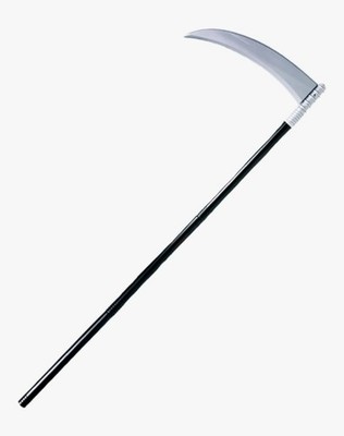 40 Long Inch Sickle Scythe Prop - Grim Reaper Scythe Fake Weapon - Toy ...