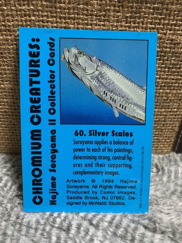 1994 CHROMIUM CREATURES Hajime Sorayama ll Collectors Cards 60 Silver ...