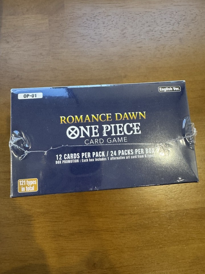 One Piece OP-01 (Blue Bottom) Booster Box Sealed Mint Condition | eBay