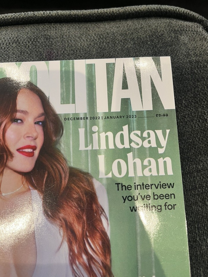Cosmopolitan UK Magazine December 2022 January 2023 Lindsay Lohan | eBay