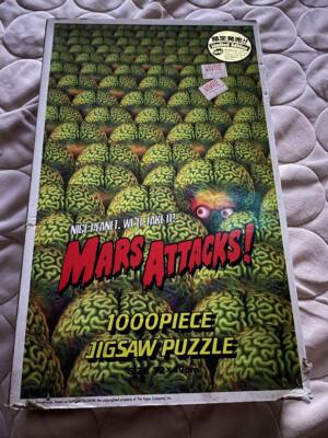Jigsaw Puzzle Dead Stock Item Mars Attack 1996 Unopened Rare 1000pcs ...