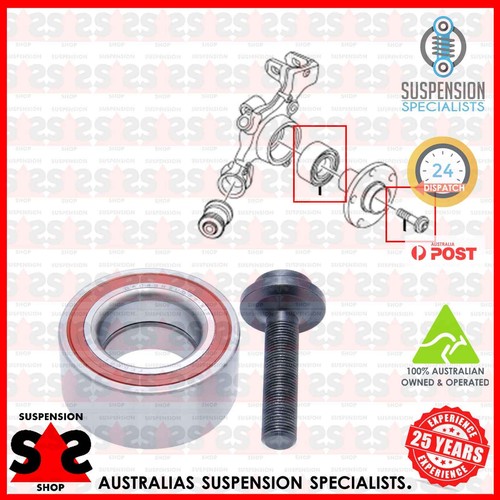 Rear Axle Wheel Bearing Kit Suit AUDI A4 B7 Convertible (8He) 3.0 TDI ...