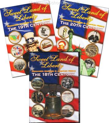 NEW Set Lot of 3 SWEET LAND OF LIBERTY DVDs 18th 19th 20th Century ...