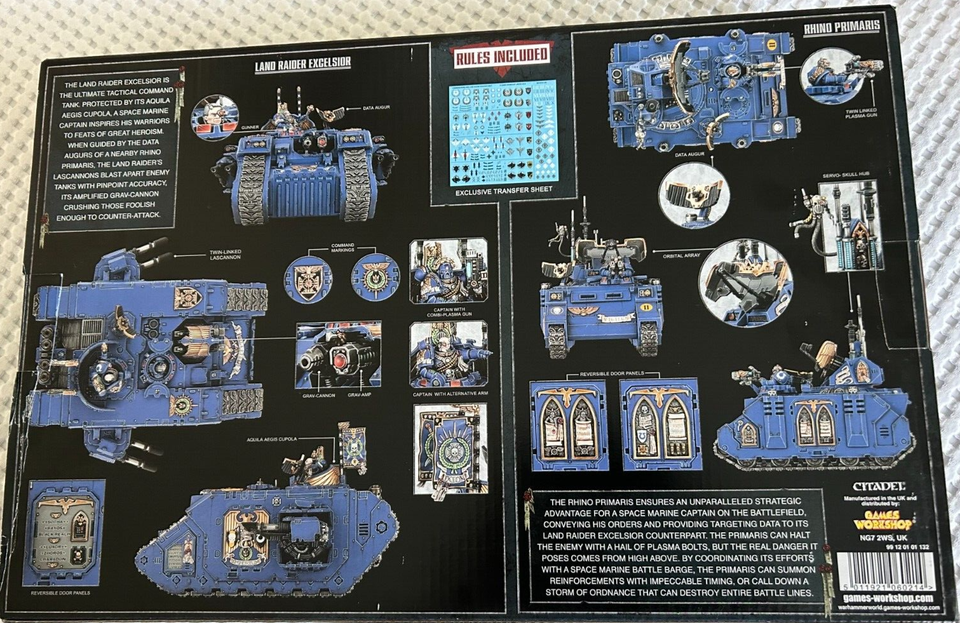Space Marine HQ Command Tanks, Warhammer World Exclusive, Warhammer 40k ...