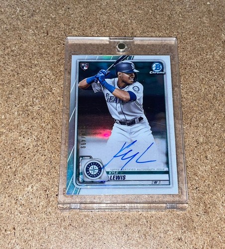 2020 Bowman Chrome Kyle Lewis Rookie Auto /499 | eBay