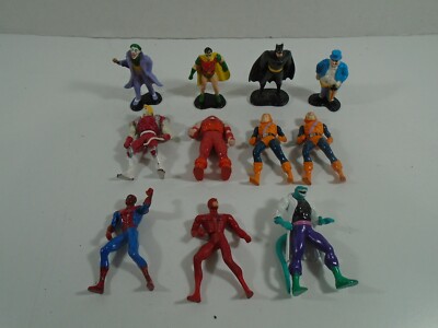 LOT OF DIECAST METAL MINI SUPER HERO & VILLIAN FIGURES (LOOK) | eBay