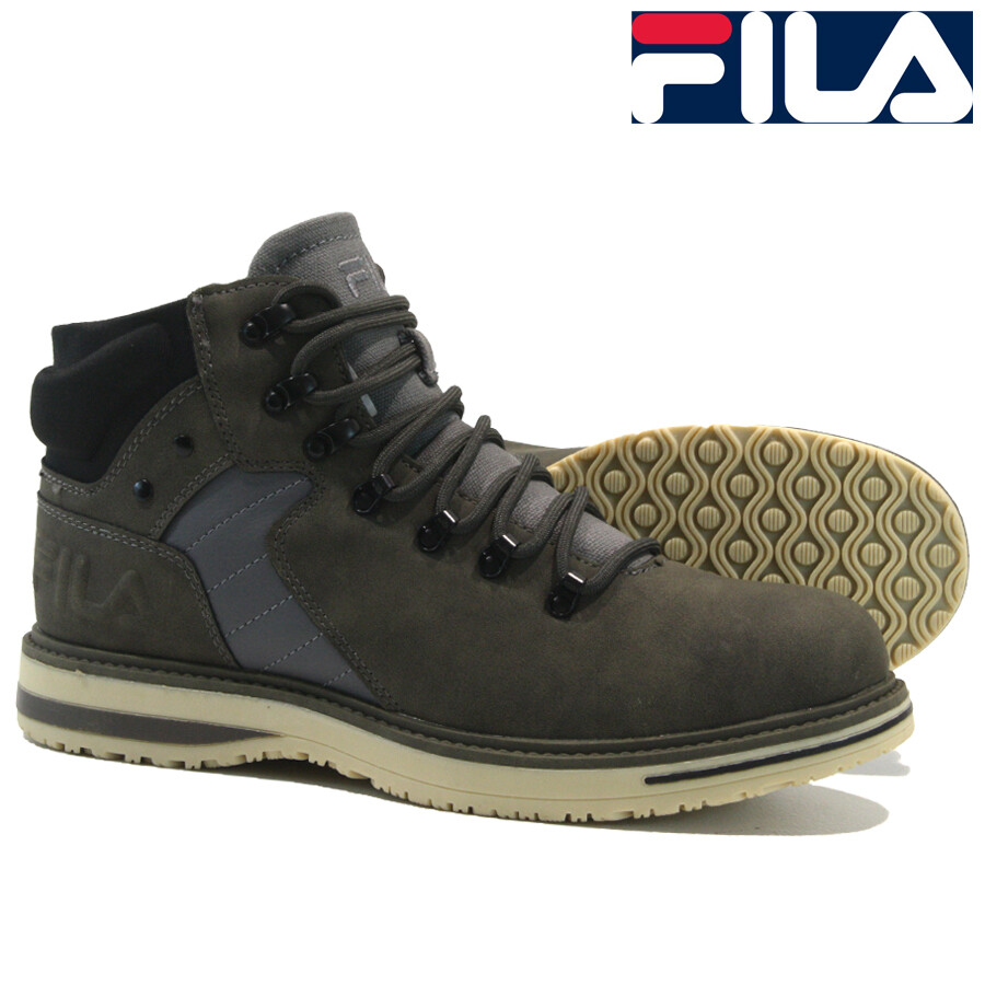 MENS FILA HIKING BOOTS WARM LINED WALKING ANKLE WINTER WORK TRAINERS ...