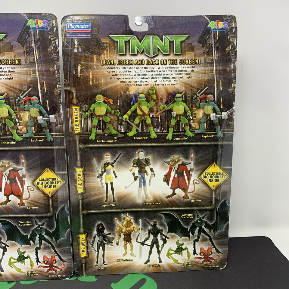 Teenage Mutant Ninja Turtles Figure Lot Vampire Succubor Splinter 2006 ...