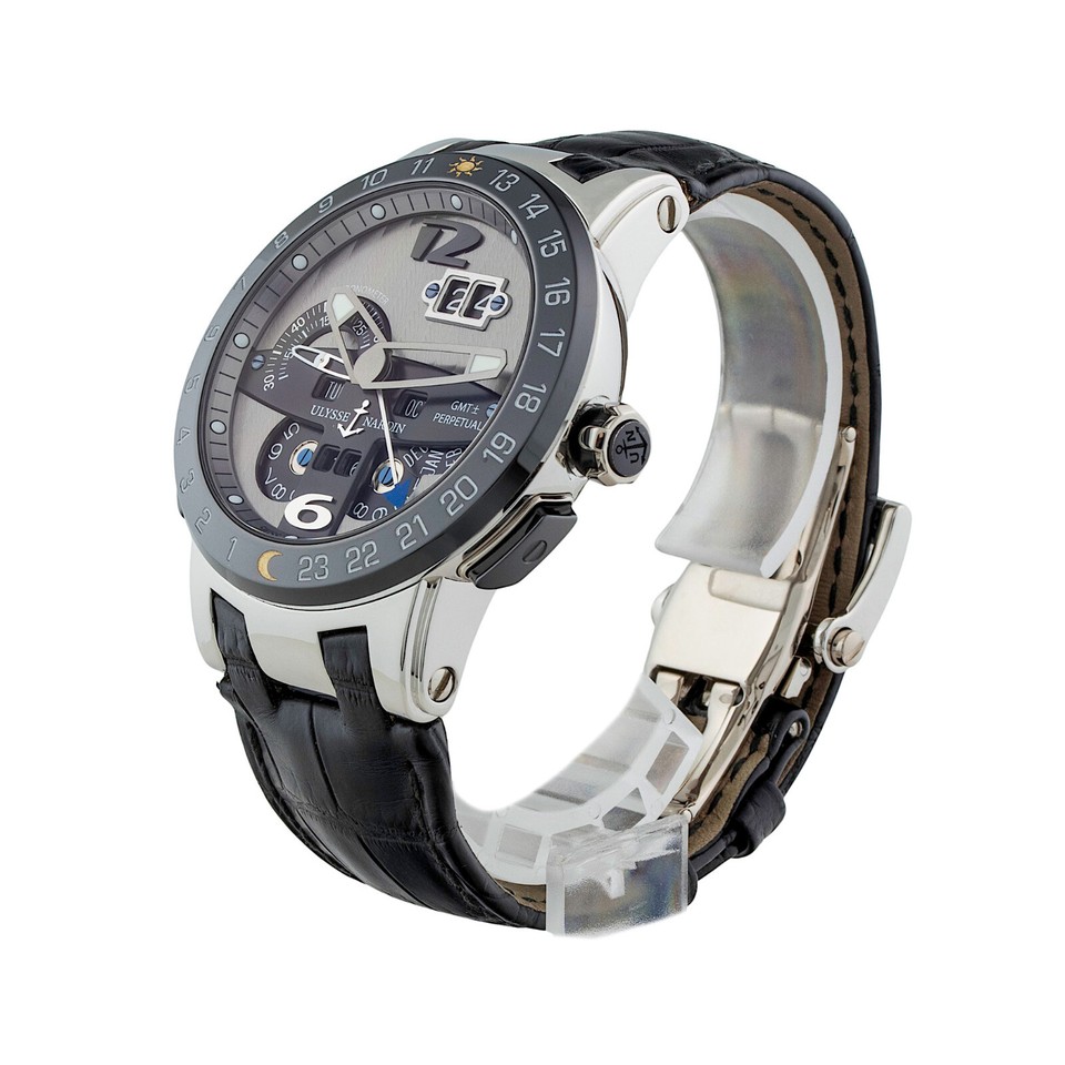 Mens Ulysse Nardin El Toro Black Toro 329-00 Platinum 43mm Limited ...