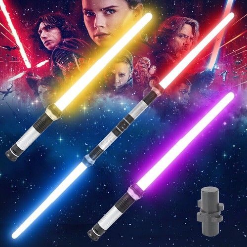 RGB Heavy Dueling Lightsaber Handle LED Light Saber 7 Color Changing ...
