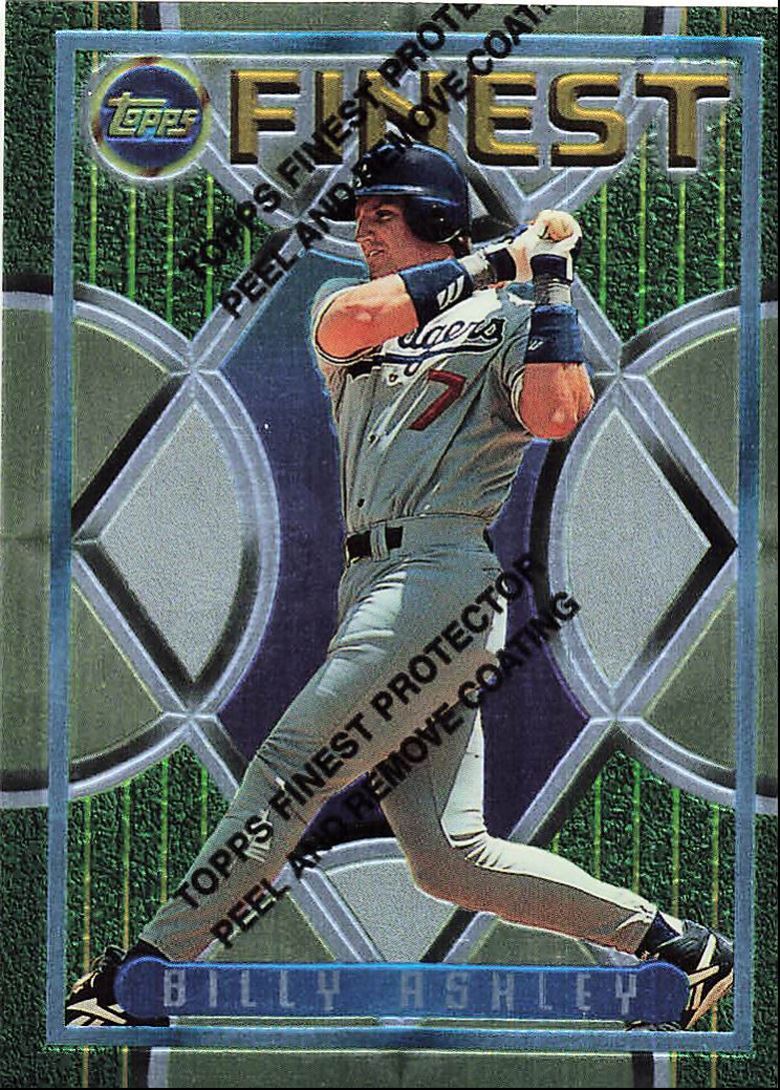 1995 Finest Billy Ashley Los Angeles Dodgers #278 | eBay