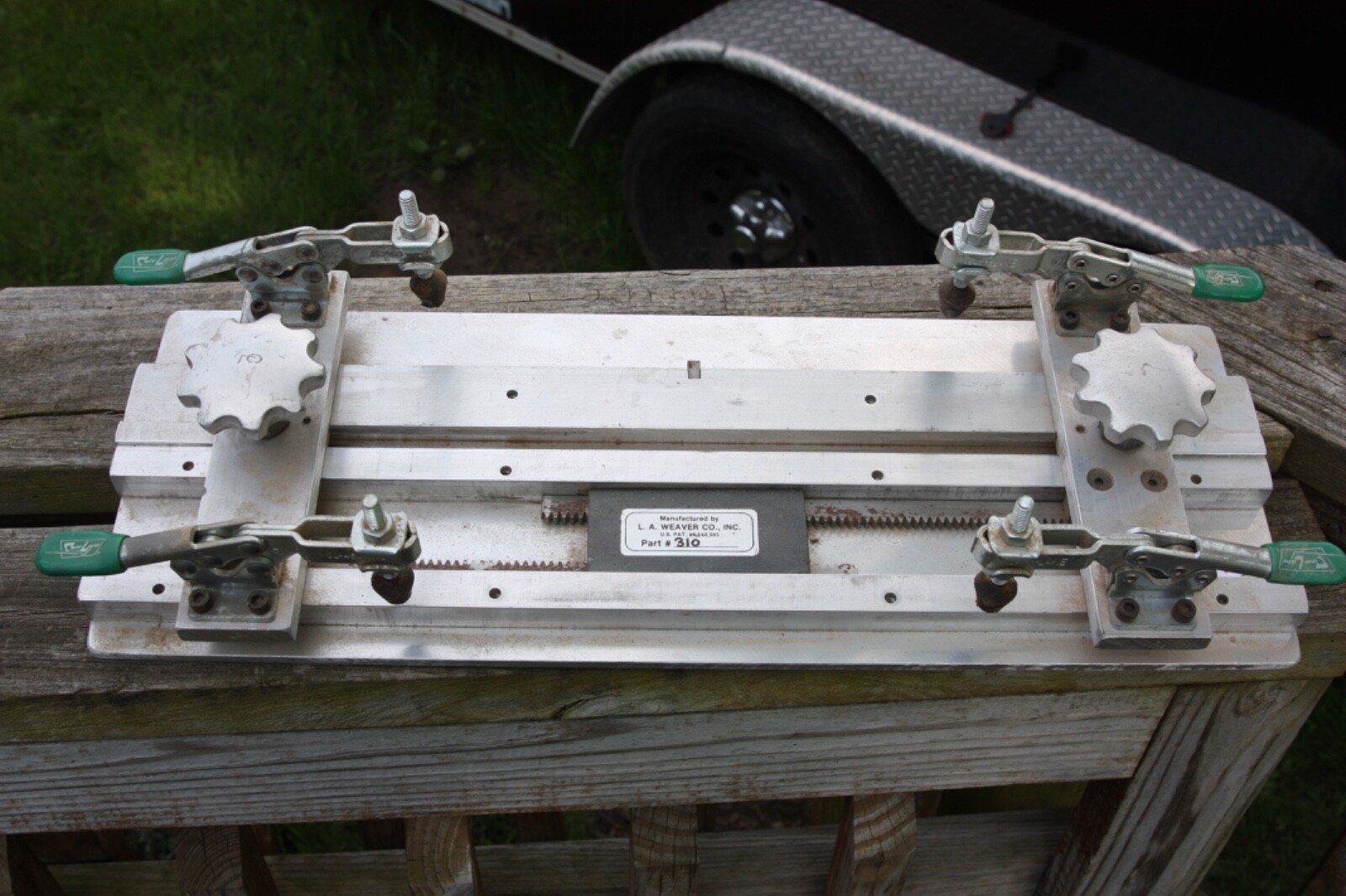 LA Weaver cabinet crown door fixture jig 310 330 template panel rail ...